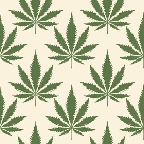 Download Seamless Marijuana Leaf Pattern Patterns Online - Creative Fabrica