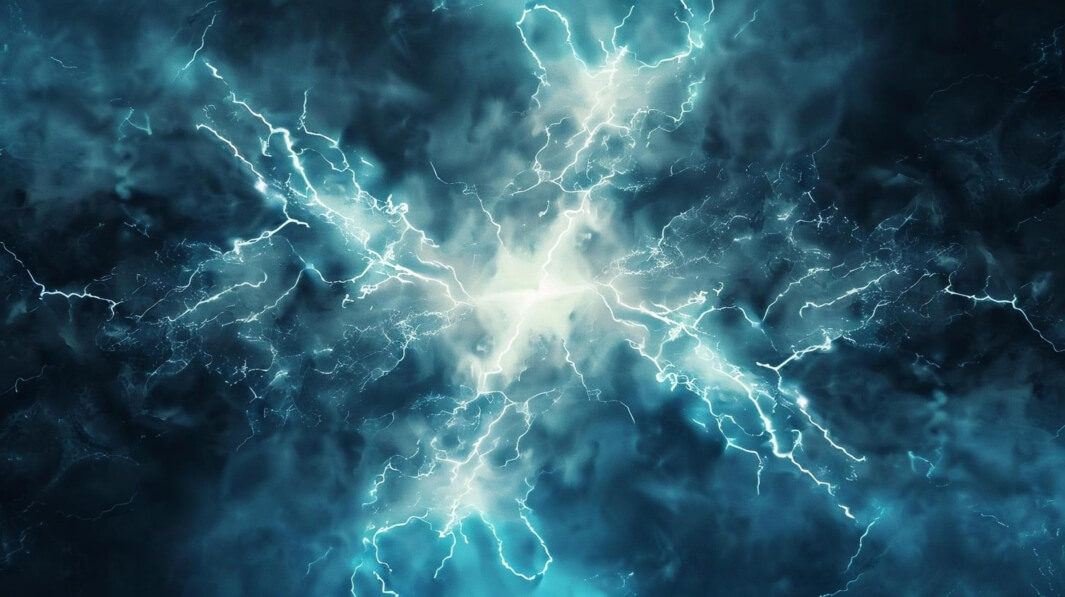 Descarga Fondo de pantalla abstracto: Fondo azul con rayos Fondos En ...