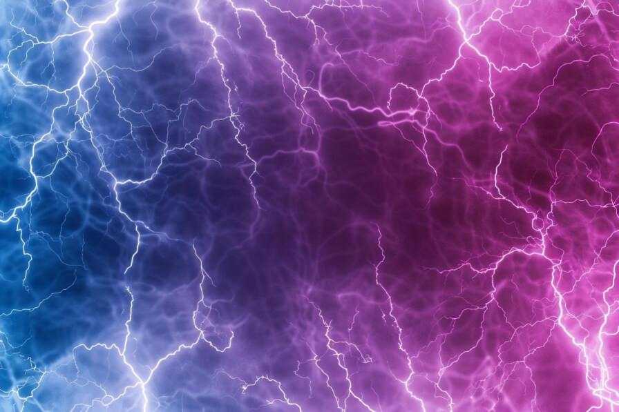 Download Blue and Purple Abstract Background with Lightning Bolts Backgrounds Online - Creative ...