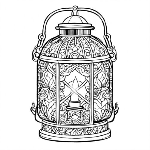 Free Lantern Coloring pages - Download Printable Lantern Coloring ...