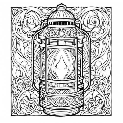 Free Lantern Coloring pages - Download Printable Lantern Coloring ...