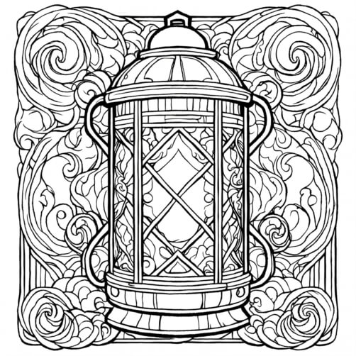 Free Lantern Coloring pages - Download Printable Lantern Coloring ...