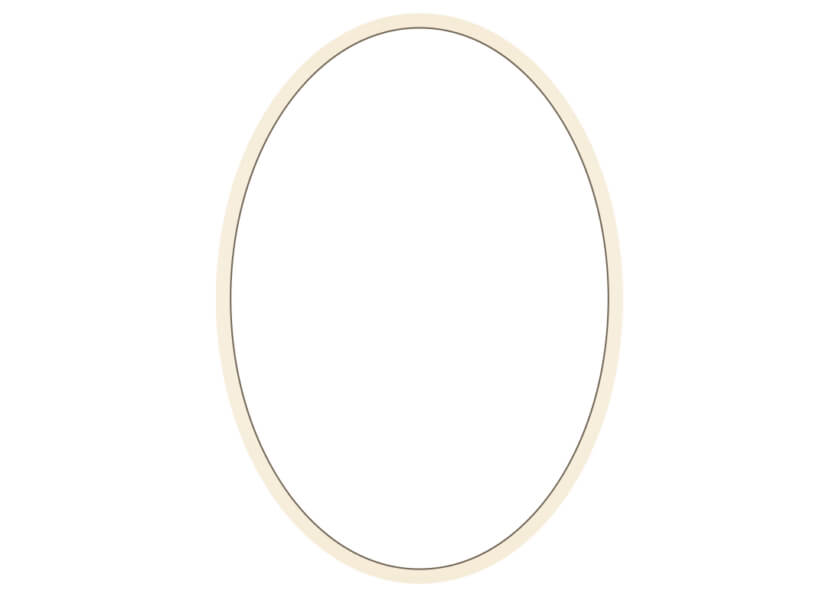 Descarga Espejo de Forma Ovalada sobre Fondo Blanco Marcos En Línea ...
