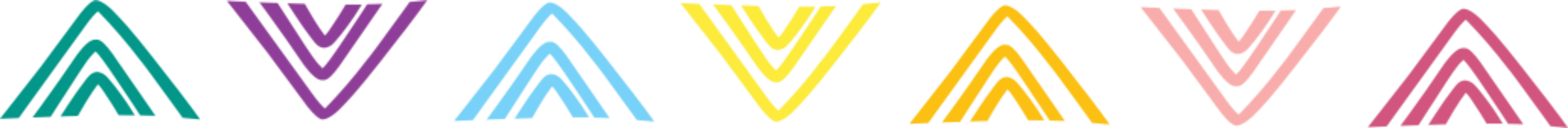 Download Colorful Abstract V-Shaped Lines Borders & Corners Online ...