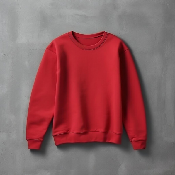 Download Red Sweatshirt Hanging on Gray Wall Mockups Online - Creative ...