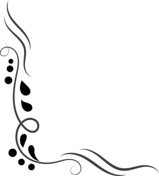 Download Black and White Ornate Border Design Borders & Corners Online ...
