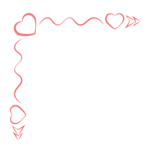 Download Playful Pink Heart Pattern Borders & Corners Online - Creative ...