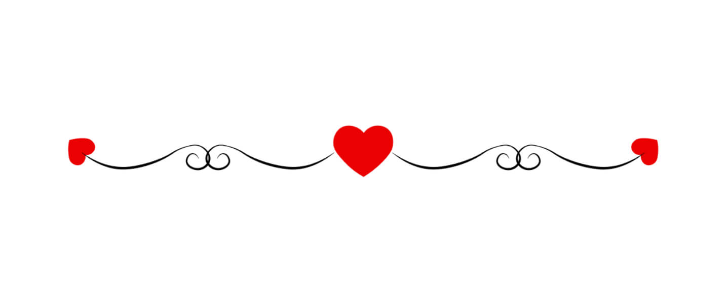 Descarga Corazones rojos interconectados en una línea Bordes y Esquinas ...