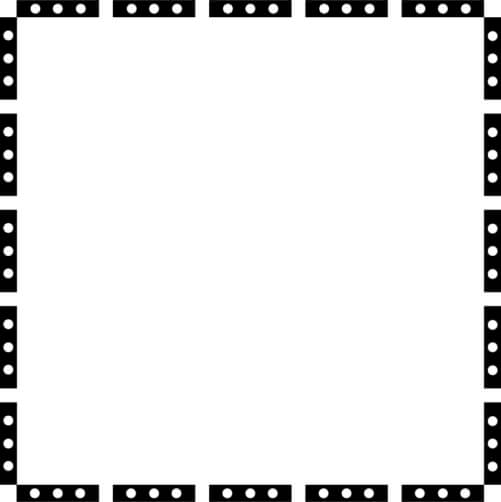 Download White Square Frame with Black Brush Stroke Frames Online ...