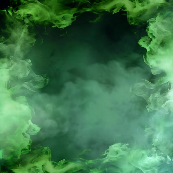 Descarga Marco Abstracto de Humo Verde Fondos En Línea - Creative Fabrica
