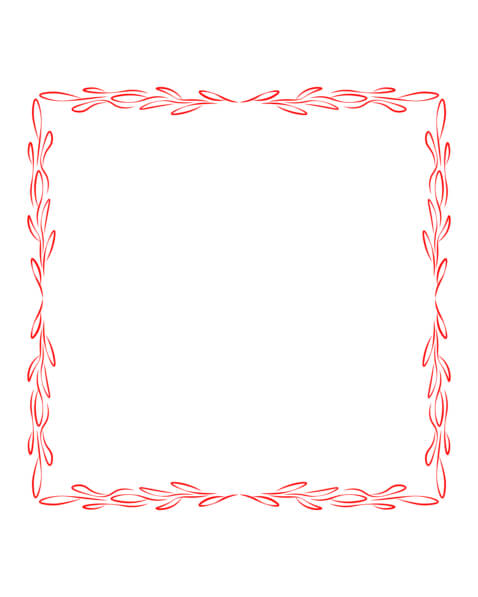 Scarica Cornice rossa ornamentale versatile per vari scopi Frames ...