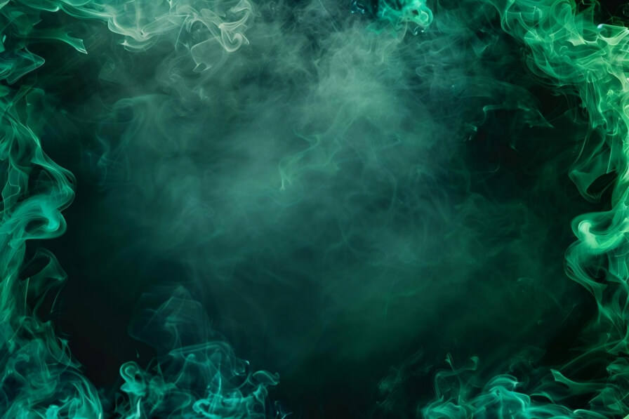 Descarga Humo Verde sobre Fondo Negro Fondos En Línea - Creative Fabrica