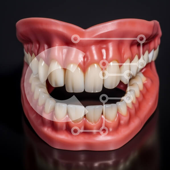 Educational Dental Model Showing Teeth and Gums stock photo | Creative ...