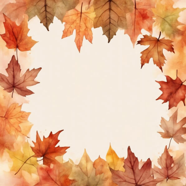Download Watercolor Illustration of Autumn Leaves Backgrounds Online ...