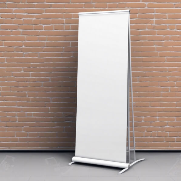 Download Blank Retractable Banner Stand Mockups Online - Creative Fabrica