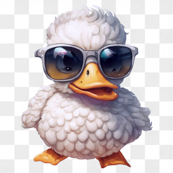 Descarga Lindo Patito de Dibujos Animados con Gafas de Sol Cartoons En ...