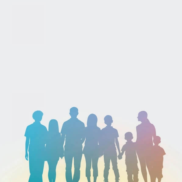 Download Silhouetten van Mensen die Samen Staan Achtergronden online op ...