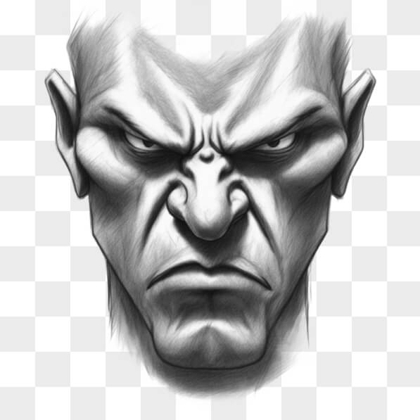 Download Stern Male Face Drawing Sketches Online - Creative Fabrica