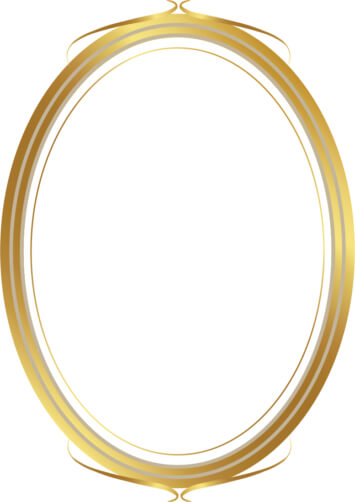 Download Elegant Gold Circular Frame Frames Online - Creative Fabrica