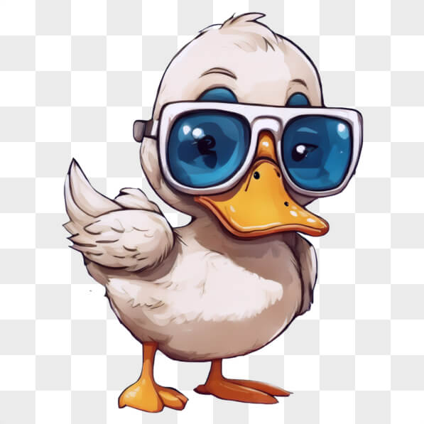 Descarga Pato de dibujos animados con gafas de sol elegantes Cartoons ...