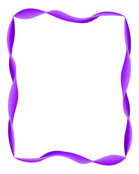 Download Elegant Purple Wavy Frame Frames Online - Creative Fabrica