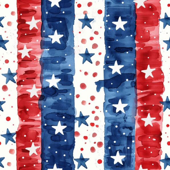 Descarga Patrón Patriótico de Acuarela con Franjas Rojas y Azules ...