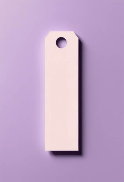 Download Minimalist Blank Tag on Purple Background Mockups Online ...