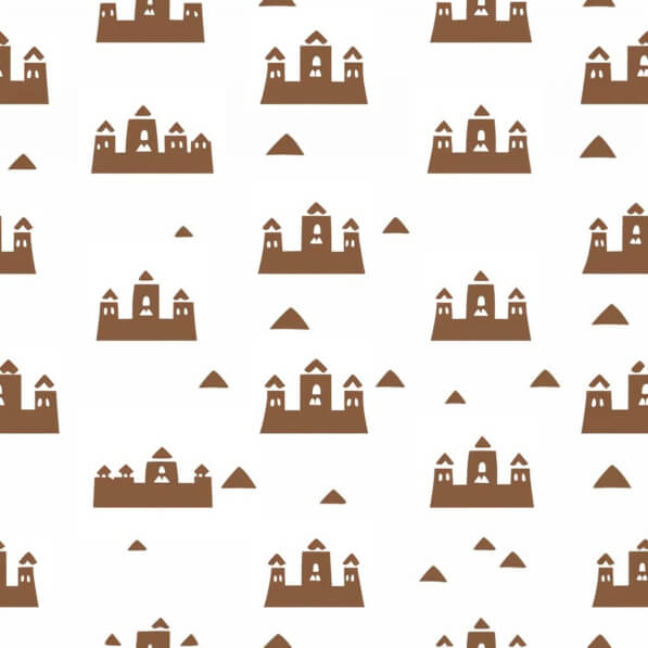 Download Stylized Castle Pattern Design Patterns Online - Creative Fabrica
