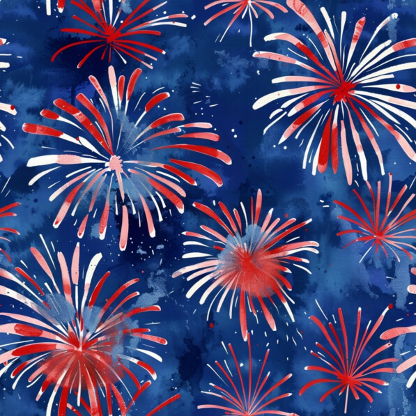 Download Vibrant Fireworks Pattern Patterns Online - Creative Fabrica