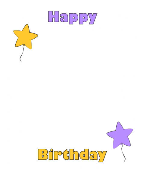 Download Happy Birthday Greeting Design Borders & Corners Online ...