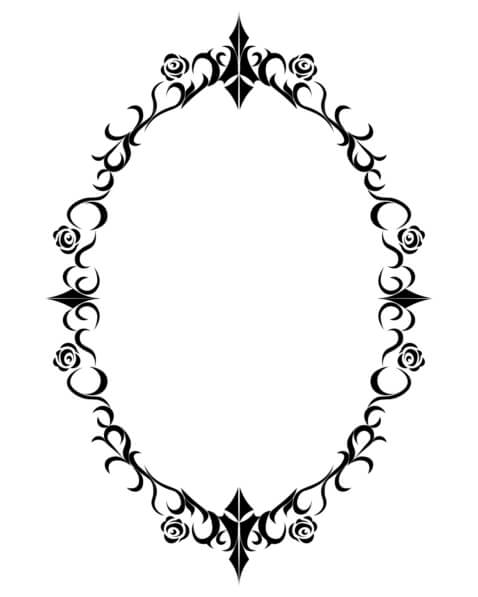Download Ornate Black Floral Border Design Borders & Corners Online ...