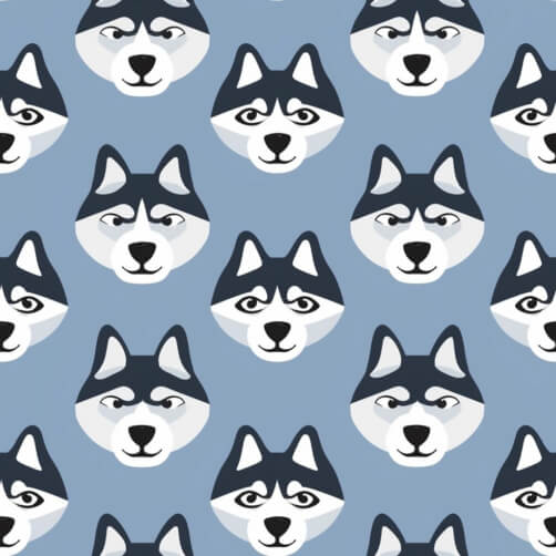Husky Patterns - Download Seamless Husky Patterns for Free - Creative ...