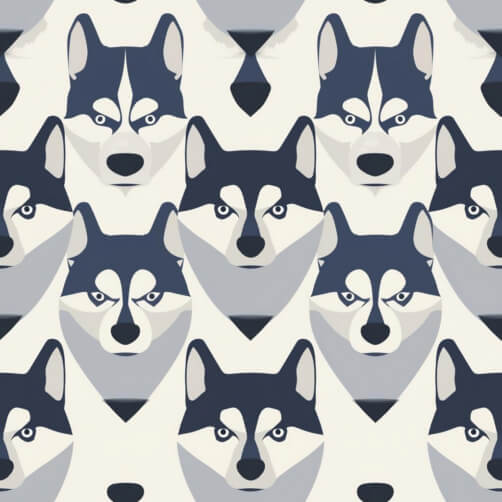 Husky Patterns - Download Seamless Husky Patterns for Free - Creative ...