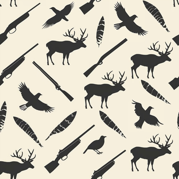 Download Wildlife and Firearms Pattern Design Patterns Online ...