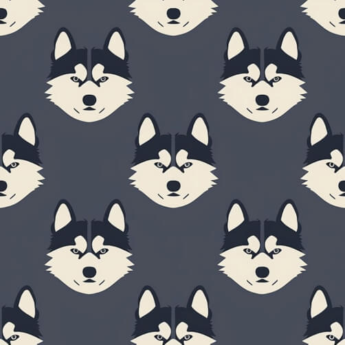 Husky Patterns - Download Seamless Husky Patterns for Free - Creative ...