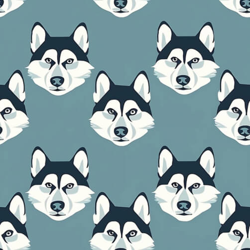 Husky Patterns - Download Seamless Husky Patterns for Free - Creative ...