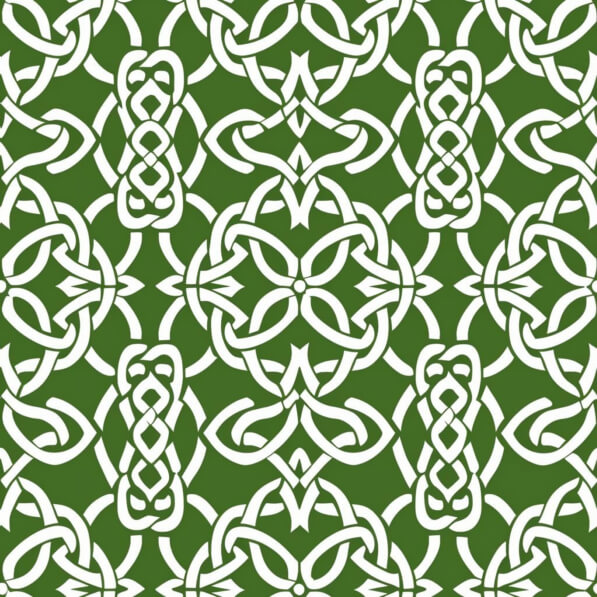 Download Intricate Celtic Knot Pattern on Green Background Patterns ...