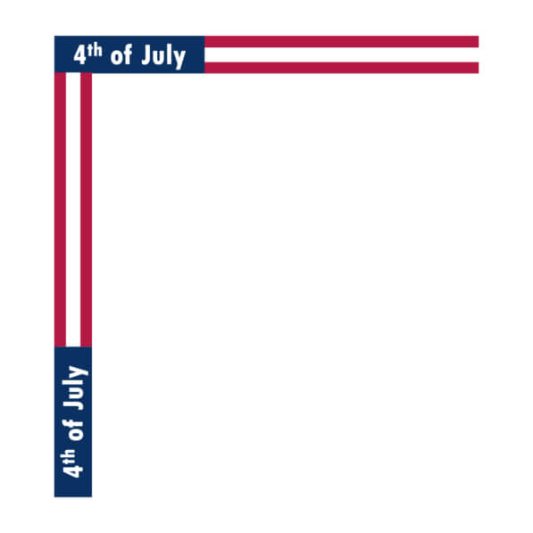 Download 4th of July Border Design Borders & Corners Online - Creative ...