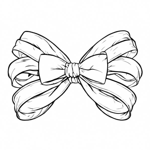 Free Ribbon Coloring pages - Download Printable Ribbon Coloring sheets ...