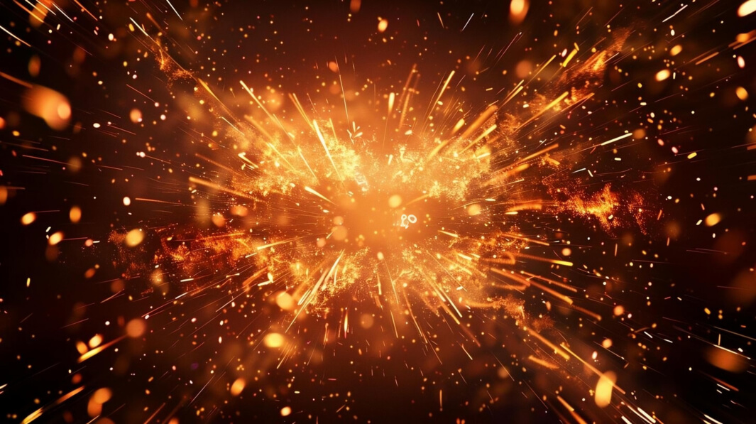 Download Explosive Abstract Art with Vibrant Light and Particles ...