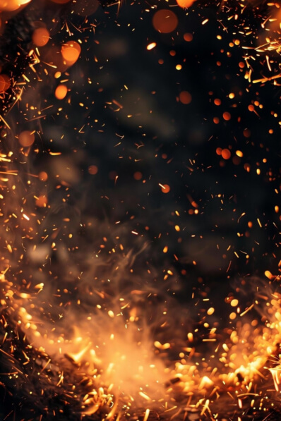 Download Dynamic Display of Fire Sparks and Glowing Embers Backgrounds ...