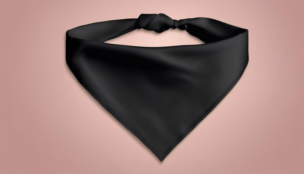 Download Black Bandana Tied in a Knot on Pink Background Mockups Online ...