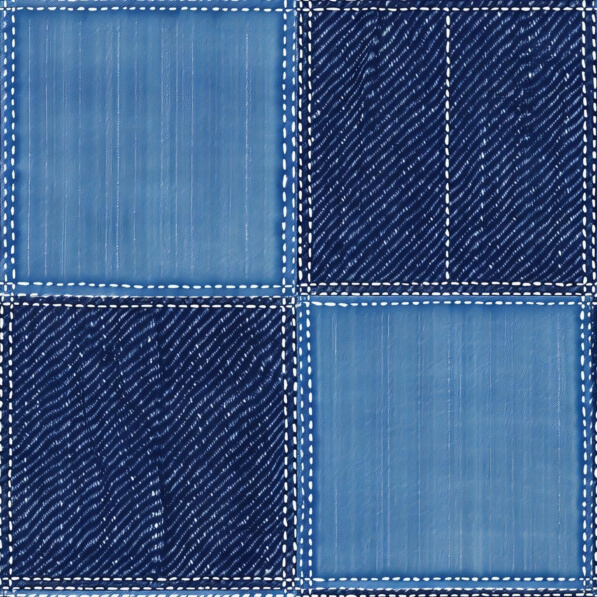 Baixe Design Contemporâneo de Patchwork Azul Patterns - Creative Fabrica