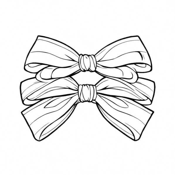 Free Ribbon Coloring pages - Download Printable Ribbon Coloring sheets ...