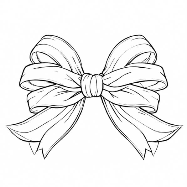 Free Ribbon Coloring pages - Download Printable Ribbon Coloring sheets ...