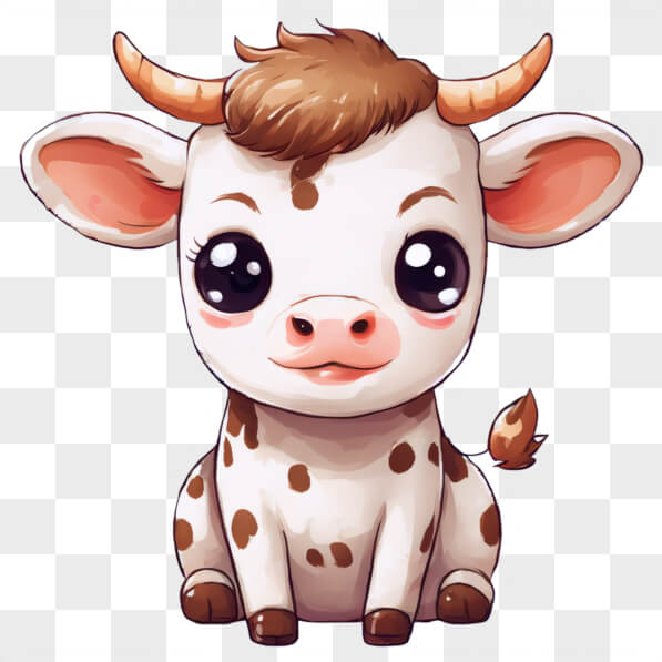 Download Kawaii Calf Character Illustration Kawaii Online - Creative ...