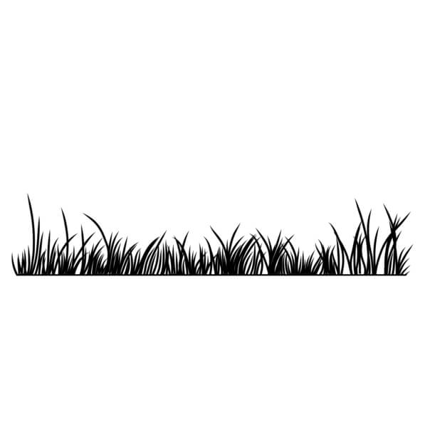 Download Stylized Grass Silhouette Borders & Corners Online - Creative ...