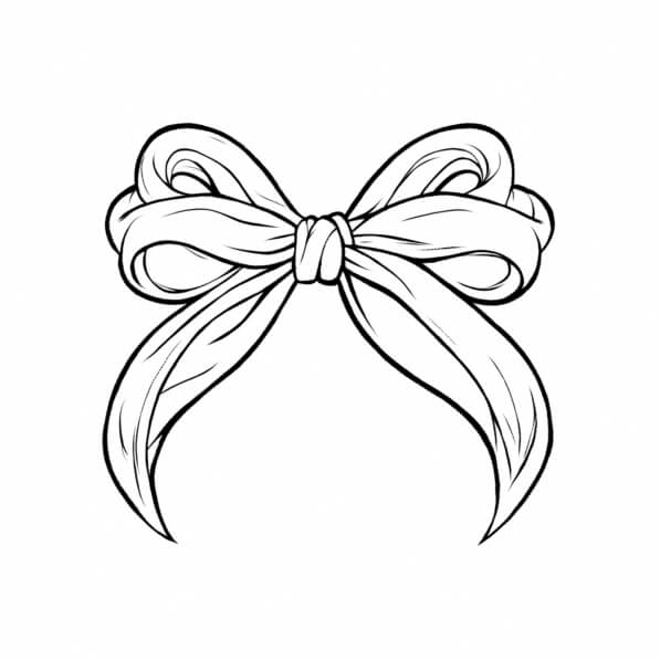 Free Ribbon Coloring pages - Download Printable Ribbon Coloring sheets ...