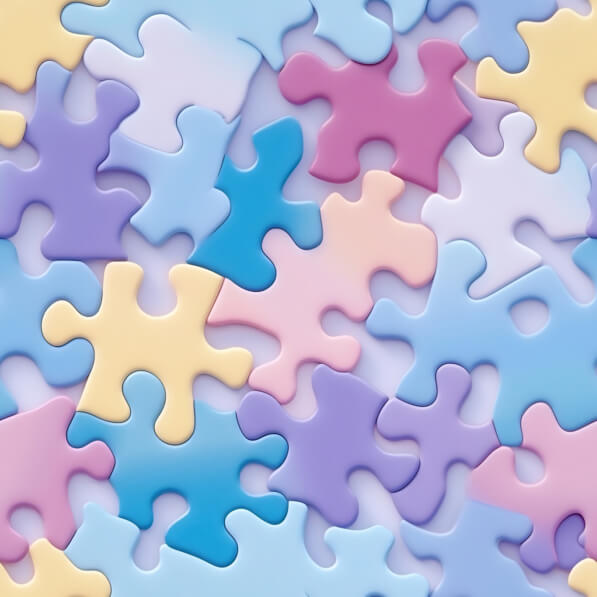 Download Colorful Array of Jigsaw Puzzle Pieces Patterns Online ...