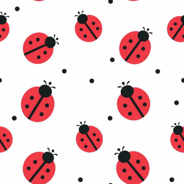 Download Ladybug Pattern on White Background Patterns Online - Creative ...